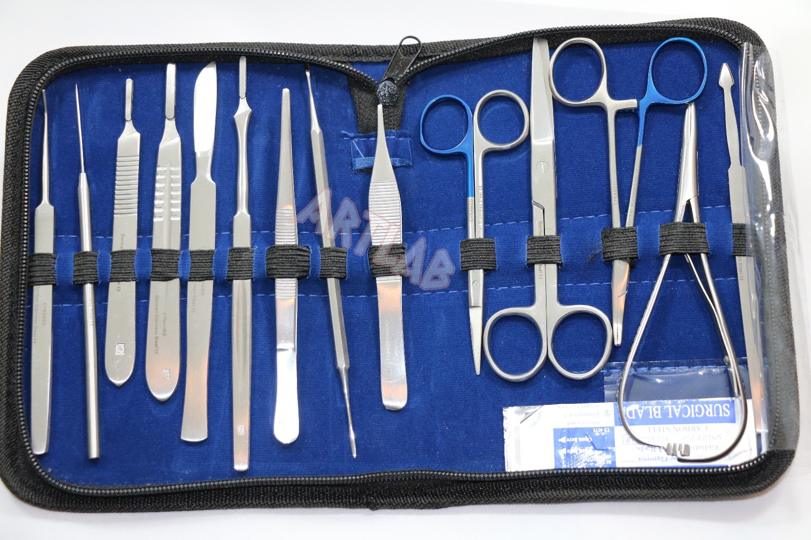 German 54 PC MINOR SURGERY DISSECTION DISSECTING STUDENT KIT SURGICAL ...