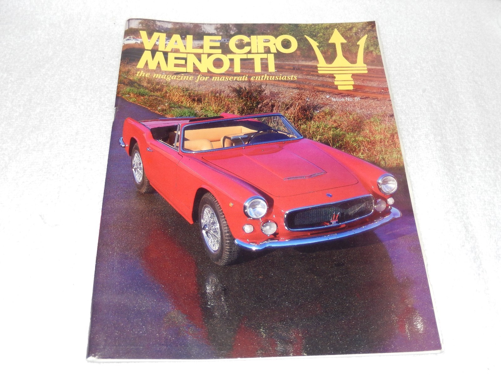 VIALE CIRO MENOTTI MASERATI January 1988 #51 MAGAZINE ENGLISH Maserati ...