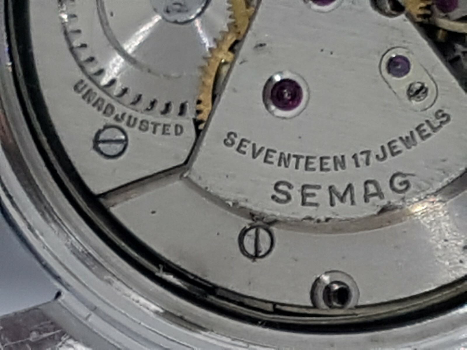 Vintage rare GER-WATCH analog manual-wind 17 jewels semag mov. | eBay