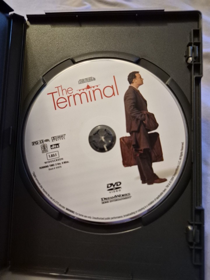 The TERMINAL DVD Movie Widescreen Tom Hanks Catherine Zeta-Jones Comedy ...