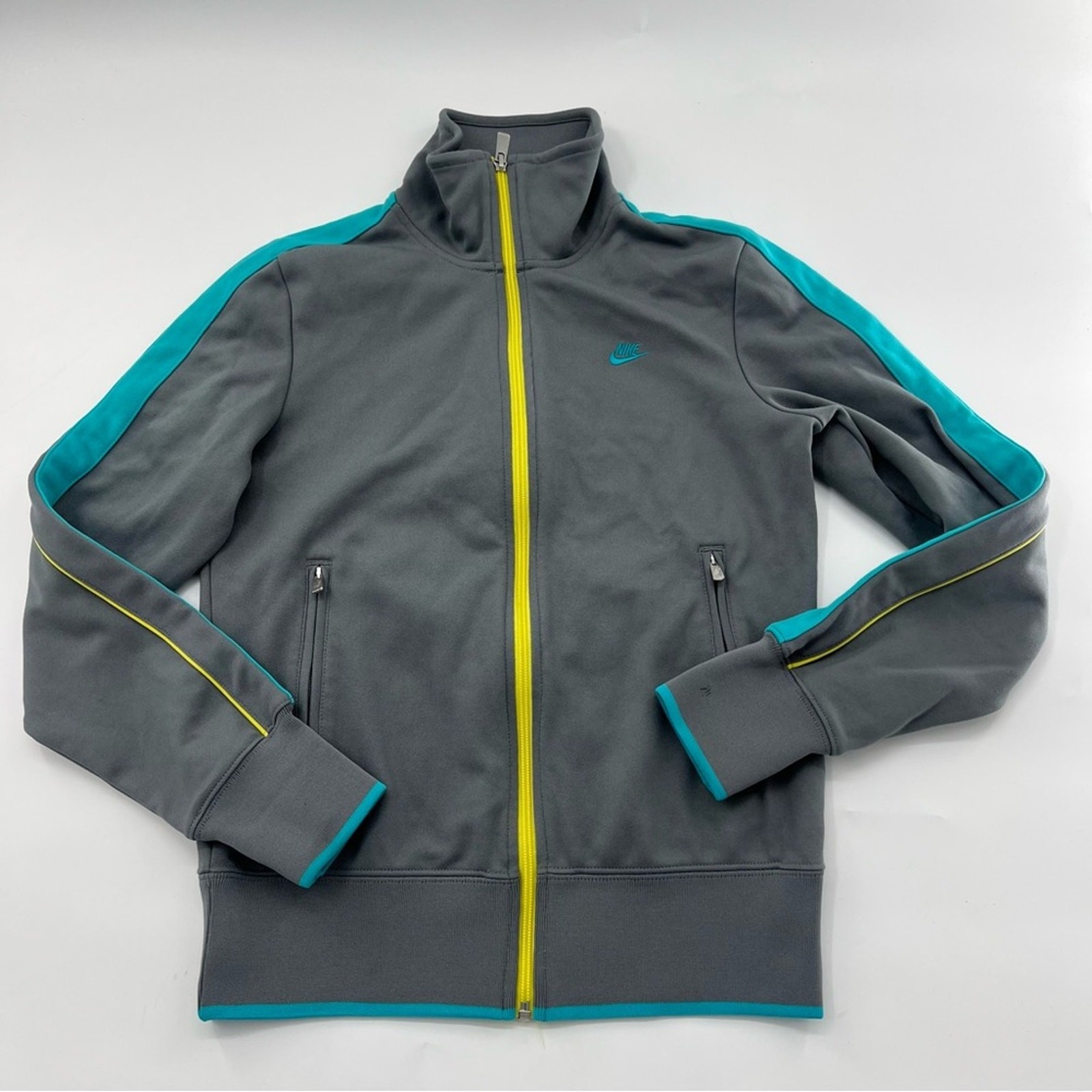 Nike Sportswear Gray Track Jacket Y2K Women’s - Gem