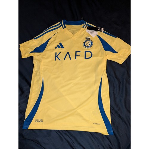 Adidas Cristiano Ronaldo Al Nassr FC 24/25 Home Soccer Jersey Large ...