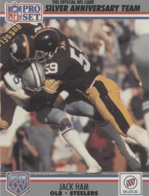 1990 Pro Set Super Bowl XXV Binder Set Jack Ham #21 for sale | eBay