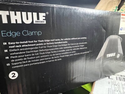 NIB Thule Edge Clamp 720501 720500 4 foot pack with locks | eBay