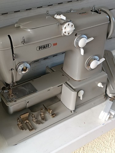 60W Sattler Nähmaschine PFAFF 360 AUTOMATIC PLANETOP Baumwolle Leder ...