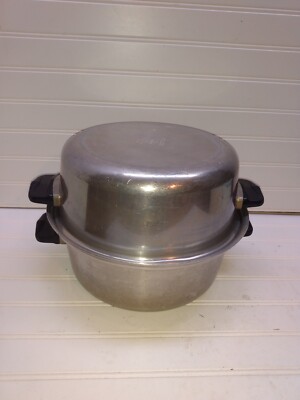Wear-Ever 4Qt Stockpot Cast Aluminum Dutch Oven Roaster Dome Lid ...