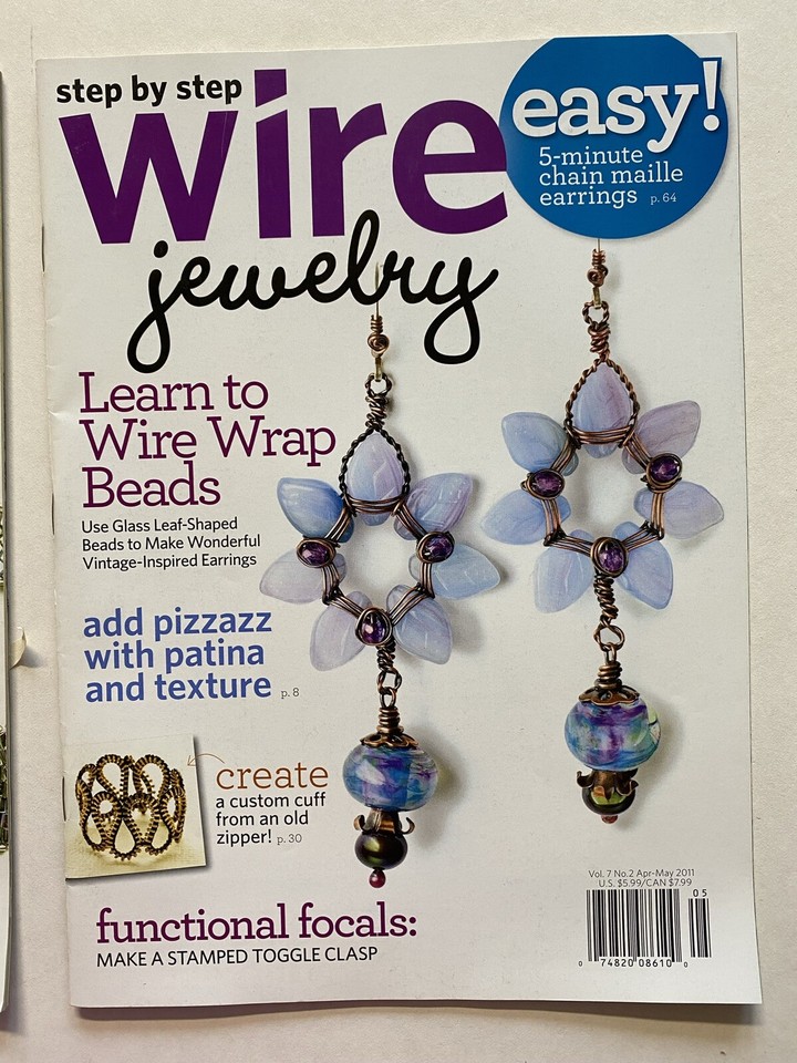 LOT OF 2- BEADWORK+WIRE JEWELRY magazine MAY 2011 -EXCELLENT | eBay