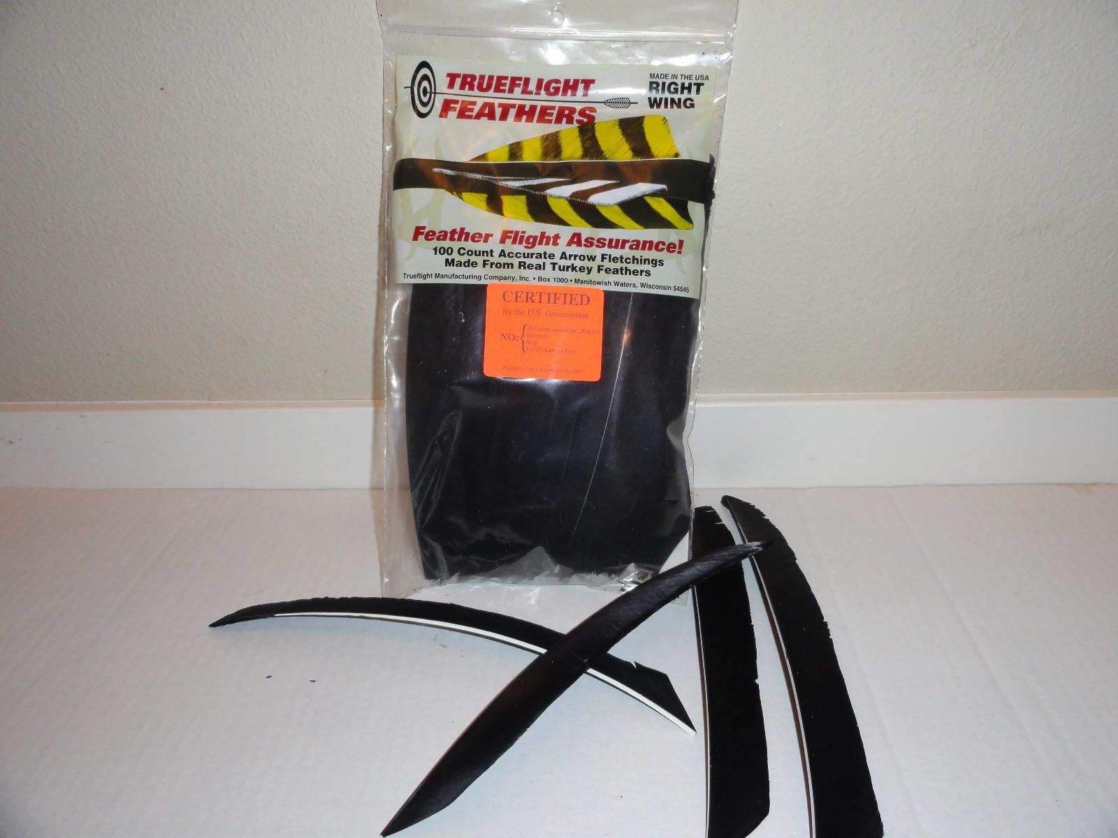 TrueFlight Full Length Feathers - 100 Pack, RW or LW | eBay