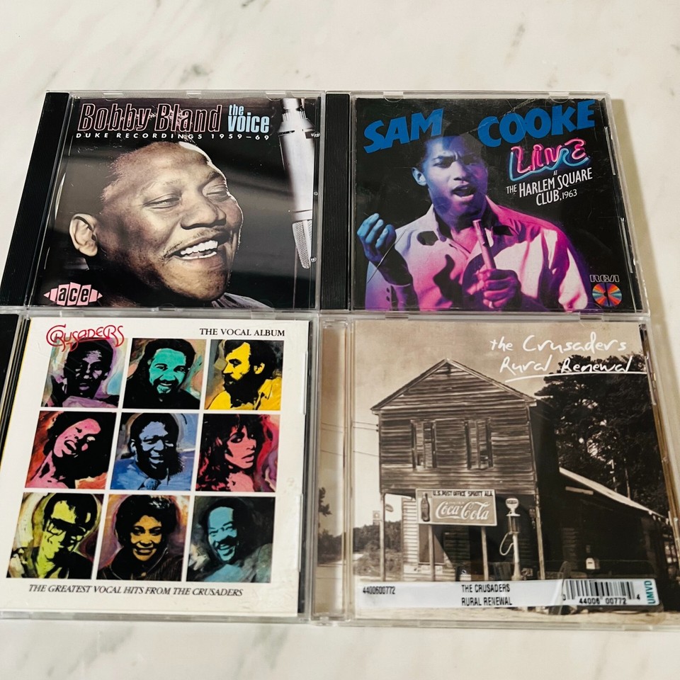 Lot of 8 Classic R&B CDs - Aretha -Etta James -Sam Cooke Bobby Bland ...