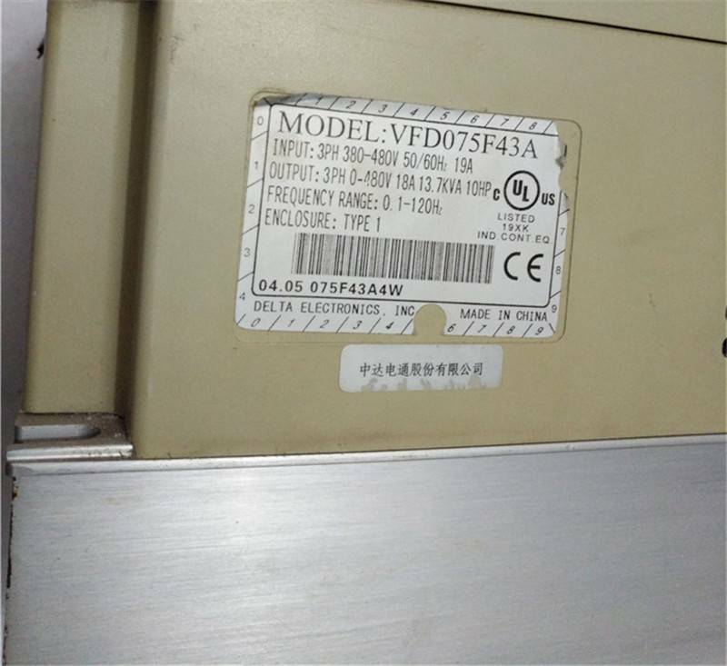 1PCS DELTA VFD075F43A 7.5KW 380V INVERTER | eBay