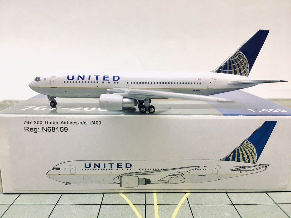AeroClassics 1:400 United Airlines Boeing 767-200 N68159 | eBay