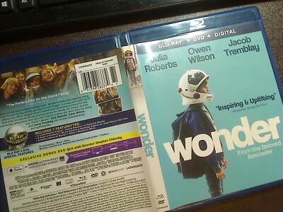 Wonder Blu-Ray/DVD/Digital Movie- PLEASE READ DESCRIPTION | eBay