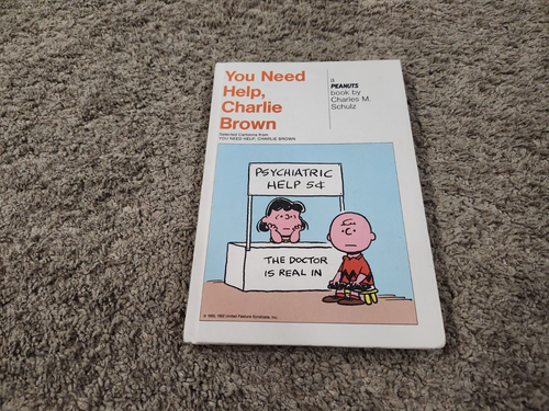 You Need Help Charlie Brown PEANUTS 1965 Charles Schultz Vintage Weekly ...