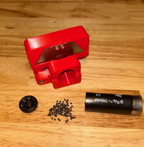 Red - 12ga Shotgun Shotshell Shell Trimmer Crimp Cutter Tool 12 Gauge ...