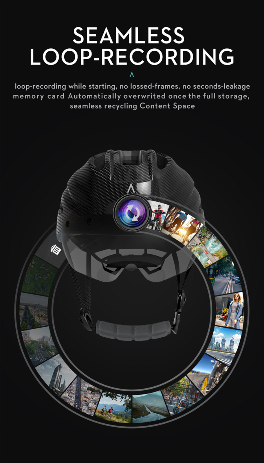 Motorcycle Helmet Built-in 4K Camera Bicycle Half Face Smart Helmets ...