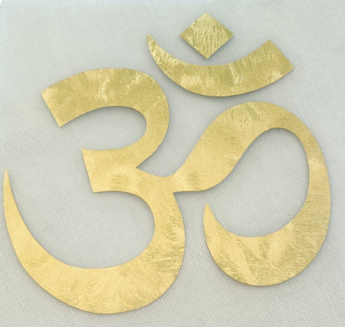 Gold Om Sign Decal Sticker, Sanskrit, Yoga, Meditation | eBay