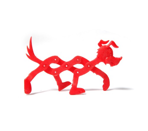 Vintage 1970s Kelloggs RICICLES STRETCH PET Red Dog R&L Cereal premium ...