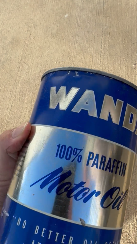 Wanda Motor Oil Can Oklahoma Oil Company 1 Qt Quart Metal Can Cato Oil ...