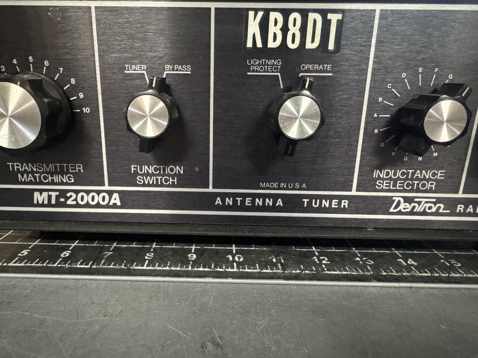 Dentron MT-2000A Antenna Tuner – Excellent Condition – Serial #0996 ...