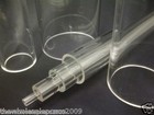 Clear Perspex Acrylic Plexi Pipe Extruded Plastic Tube 45mm X 3mm Wall ...