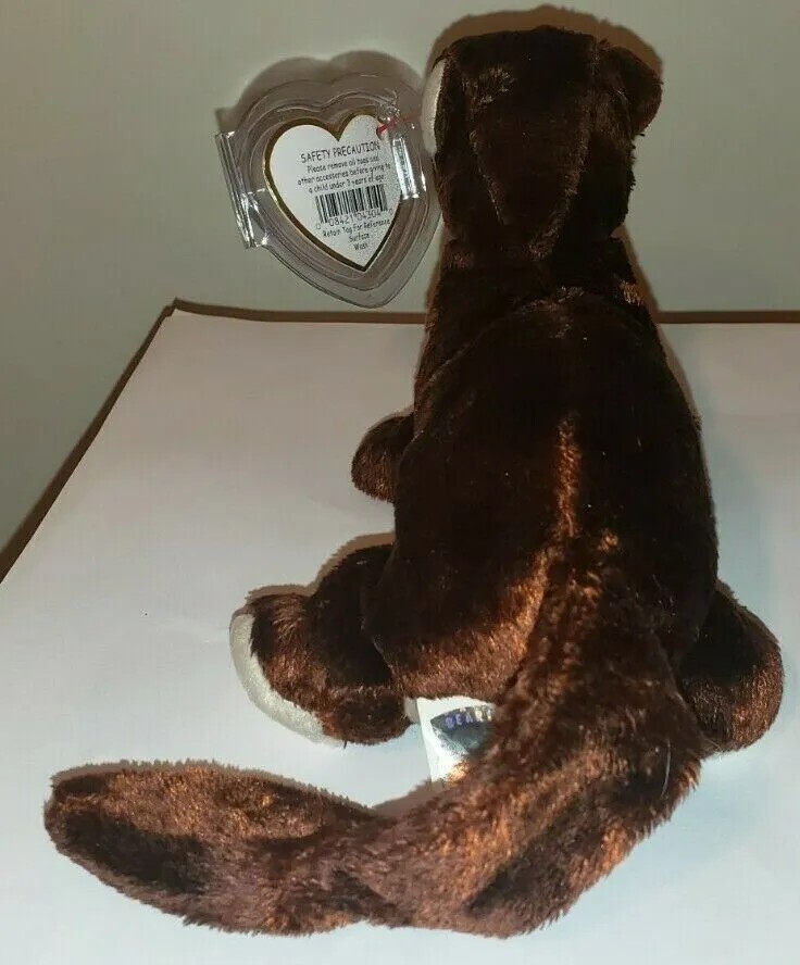 Ty Beanie Baby - RUNNER the Ferret 7.5" NEW MWMTs Plush Stuffed Animal ...