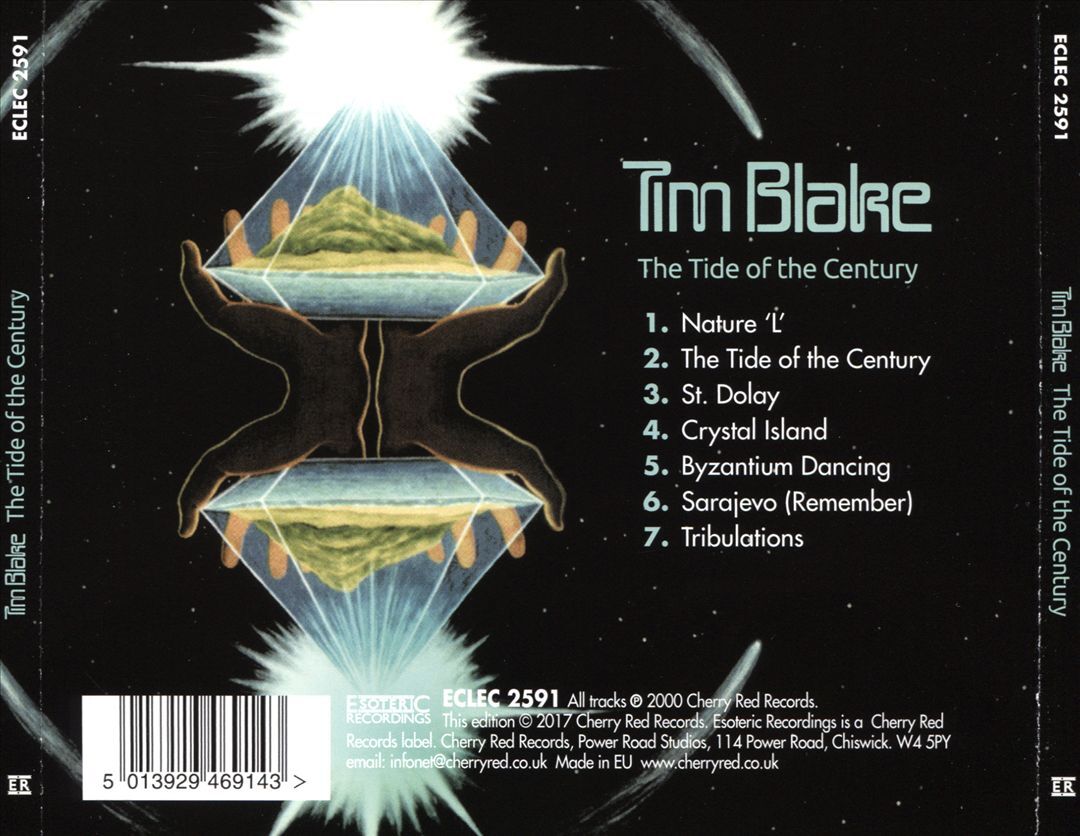 TIM BLAKE TIDE OF THE CENTURY [REMASTERED EDITION] NEW CD 5013929469143 ...