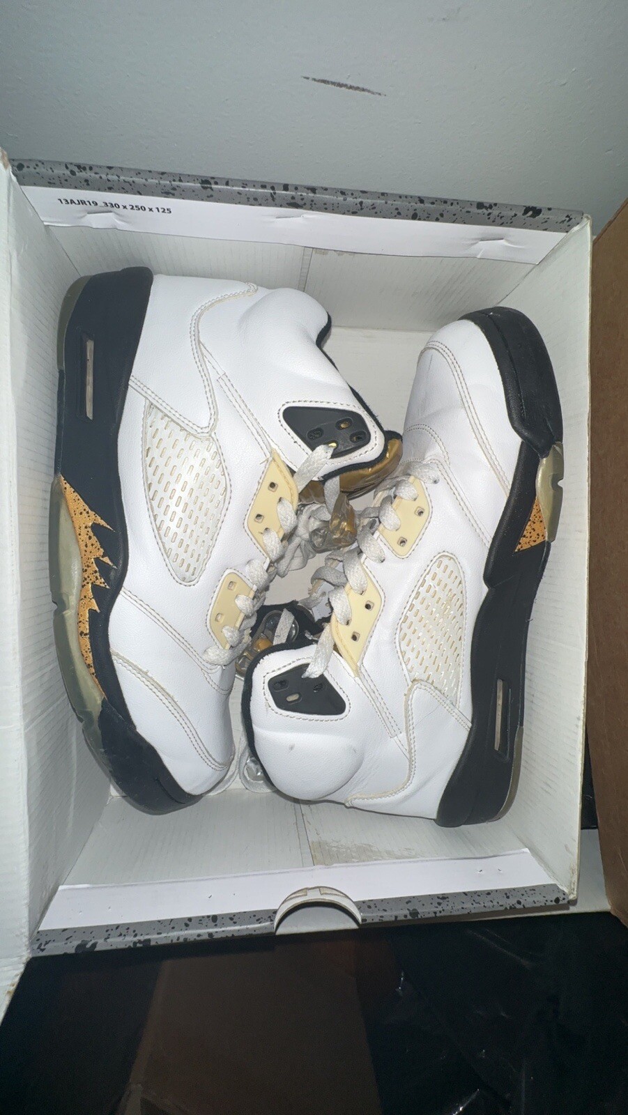 Size 10 - Air Jordan 5 Retro PE Oregon Ducks Olympic Gold for sale ...