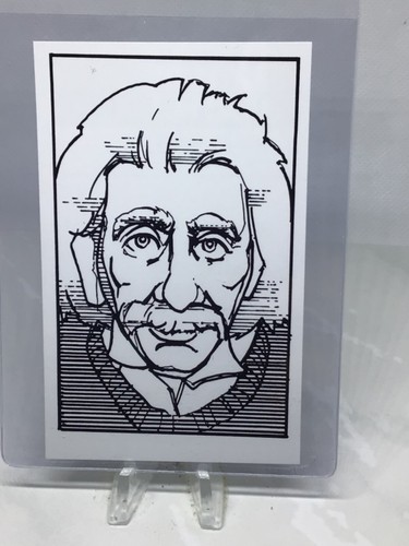 1998 Lang Gang Picture Perfect Game of Famous Faces Albert Einstein | eBay