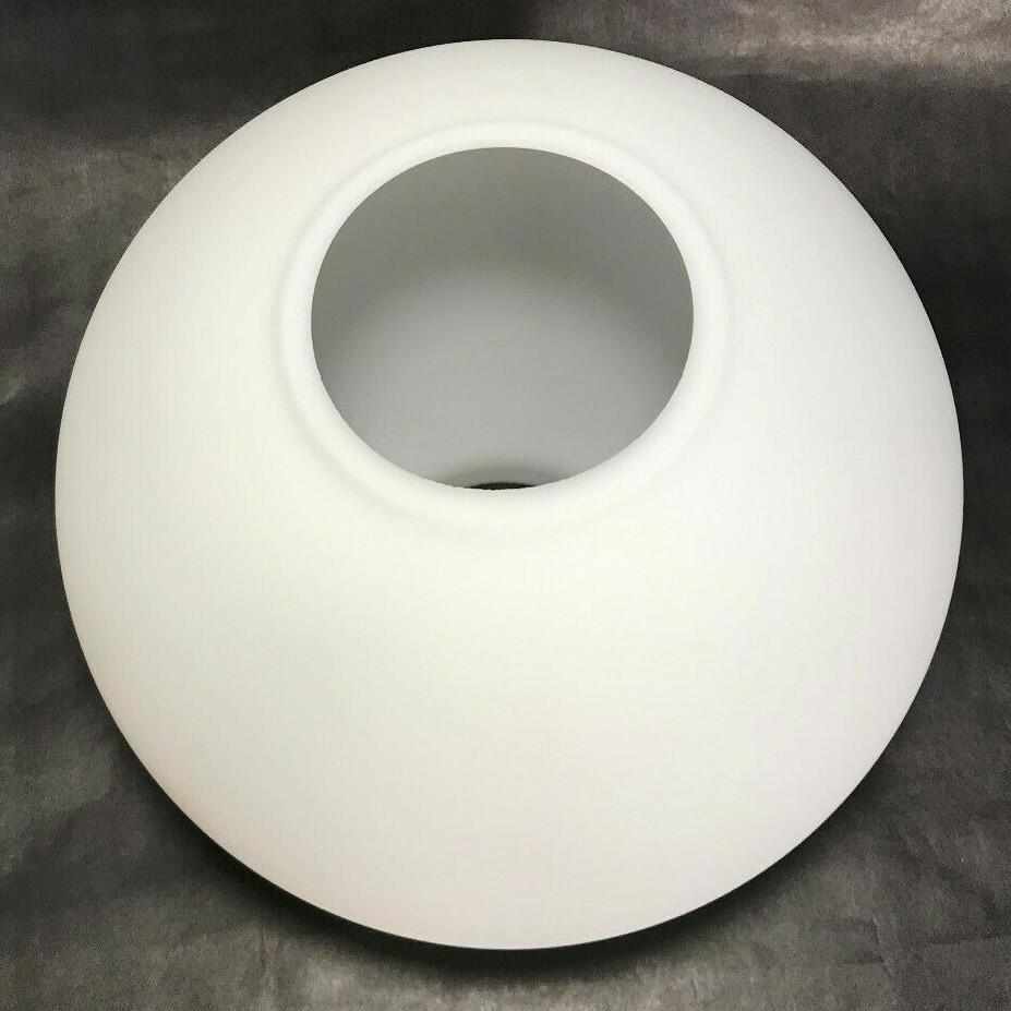 New 9" Satin Opal Lamp Ball Shade, 4" Fitter, Made In USA, #BS951 | eBay