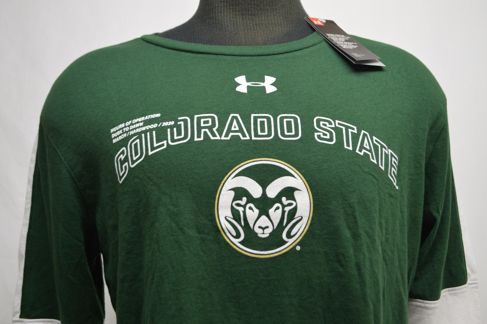 NEW Under Armour Colorado State Rams Basketball L/S T-shirt Size Men's ...
