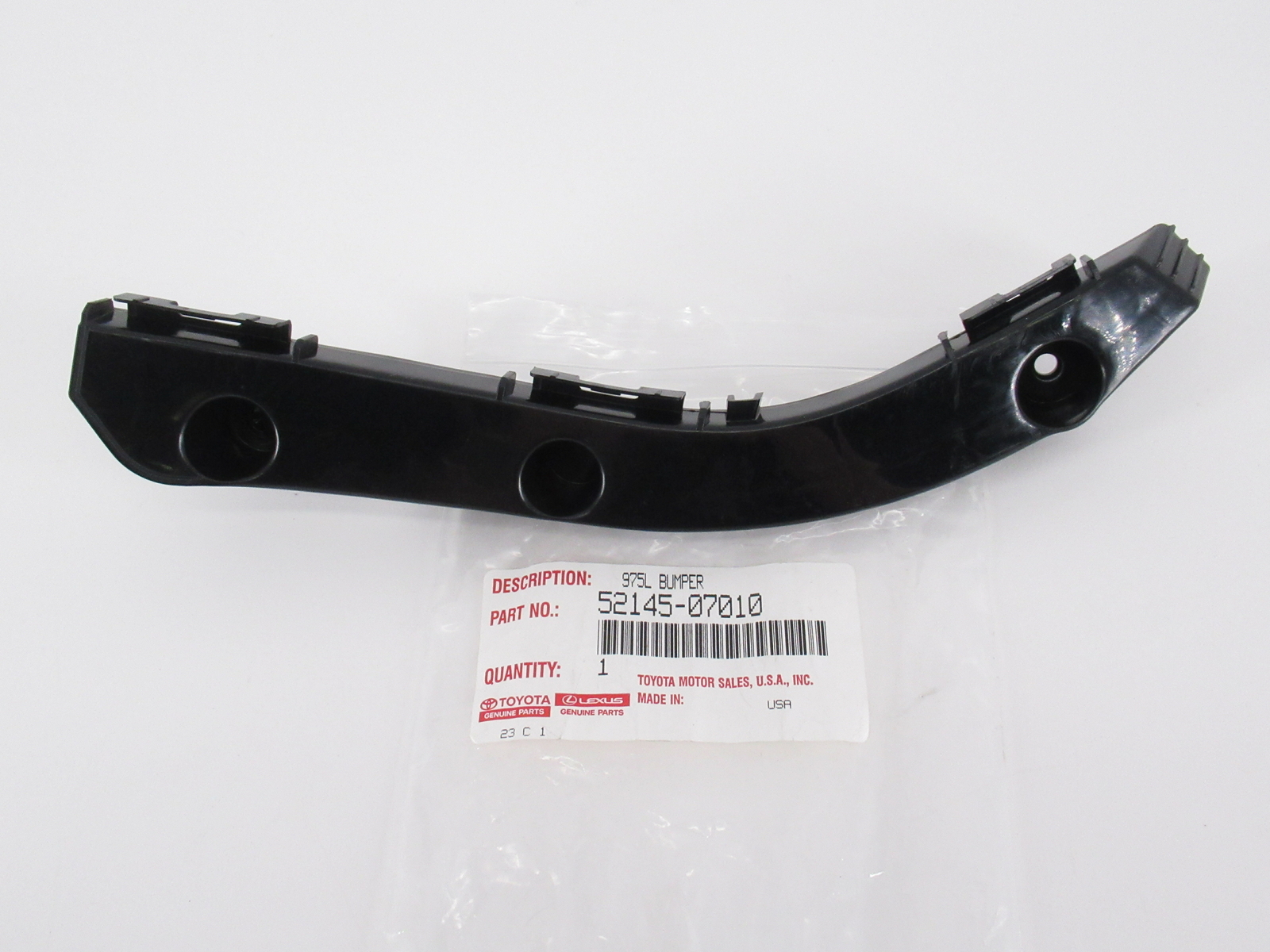 Genuine OEM Toyota 52145-07010 Passenger Front Bumper Bracket 2011-2012 ...
