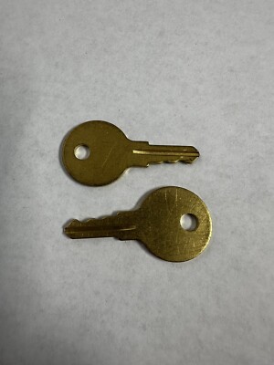 2 KEYS for ACROPRINT TIMECLOCK KEY ALL 125 150 & 200 TIME CLOCKS PK 626 ...