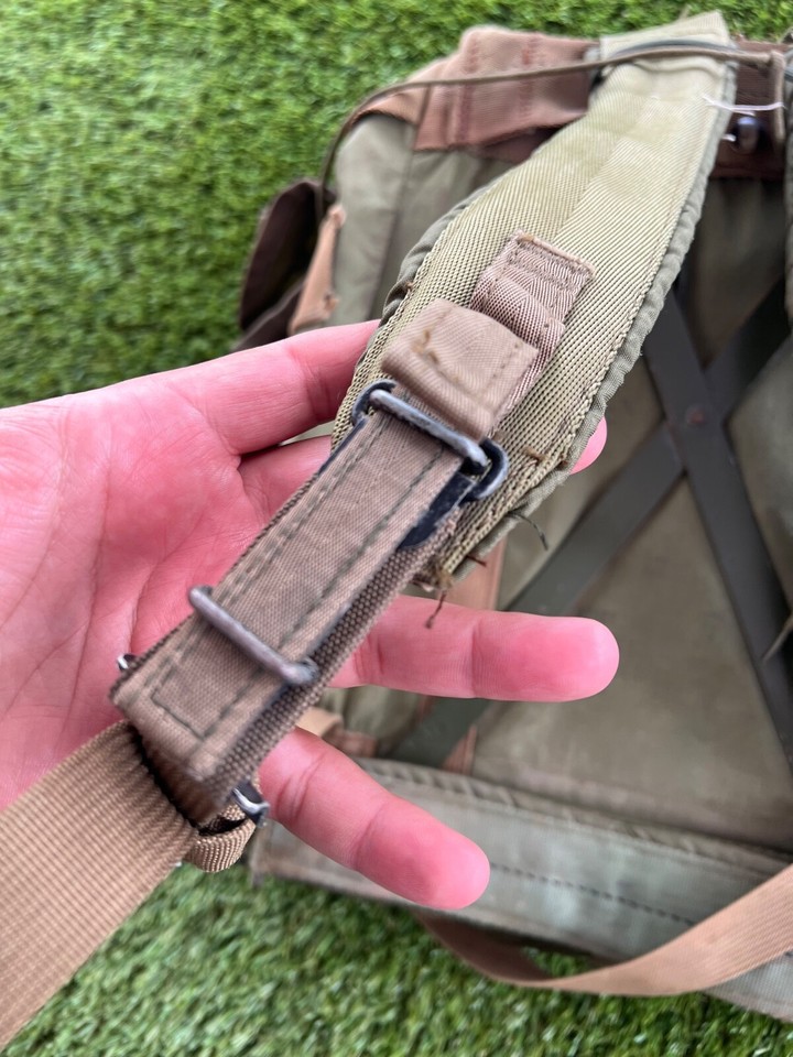 Vintage 60s Vietnam War 1968 US Army Nylon Tropical Rucksack W/ Frame ...