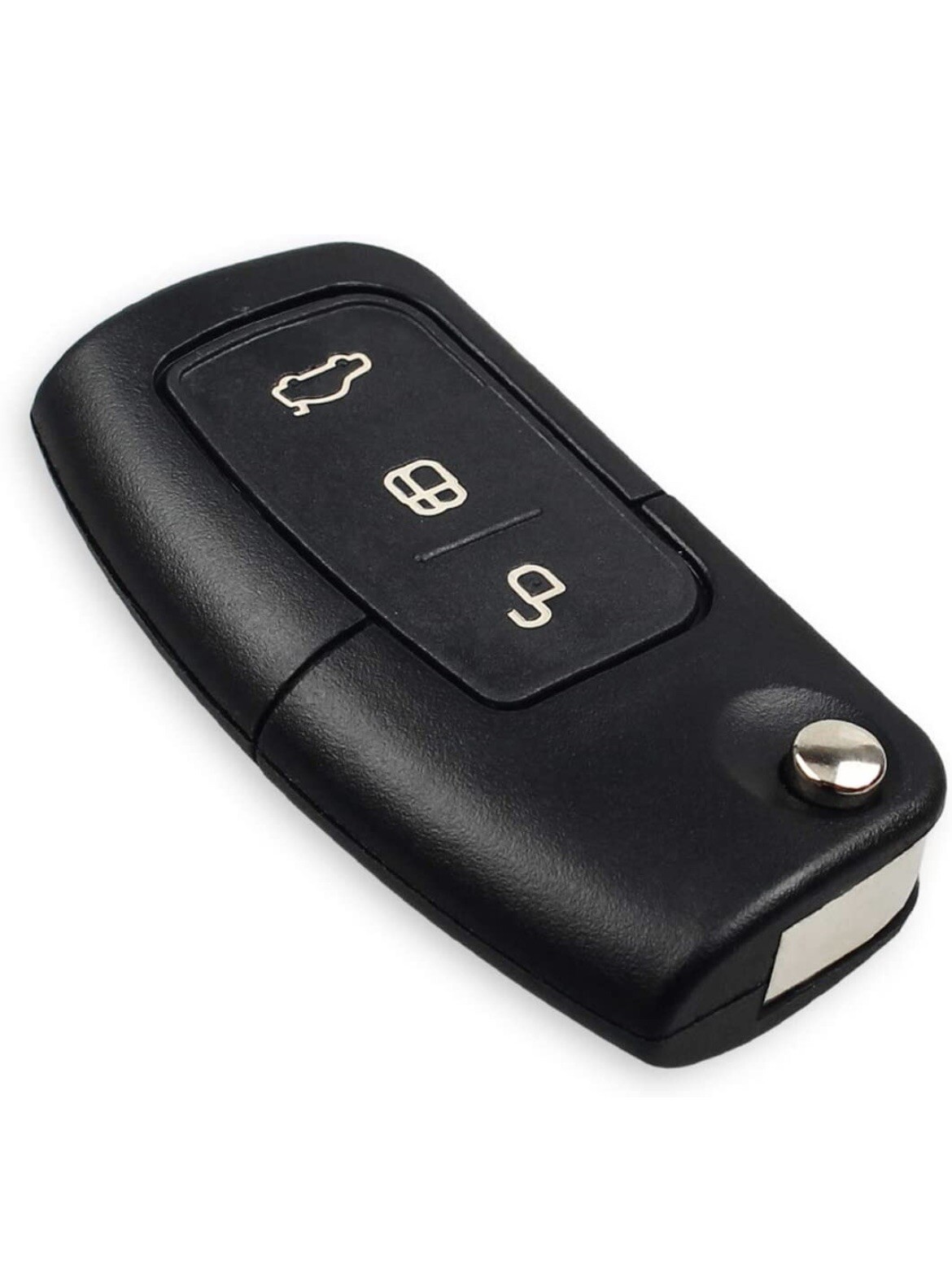 3 Button Flip Remote Key Fob 433MHZ For Ford FOCUS FIESTA MONDEO S C ...