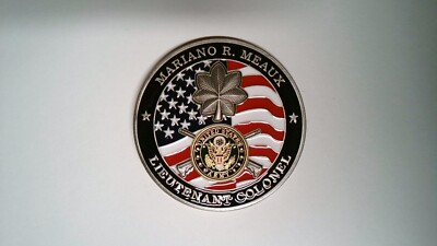 CHALLENGE COIN MARIANO R. MEAUX LIEUTENANT COLONEL COIN OF EXCELLENCE ...