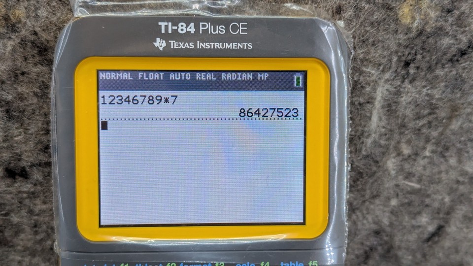 Texas Instruments TI-84 PLUS CE Graphing Calculator - Grey & Yellow ...