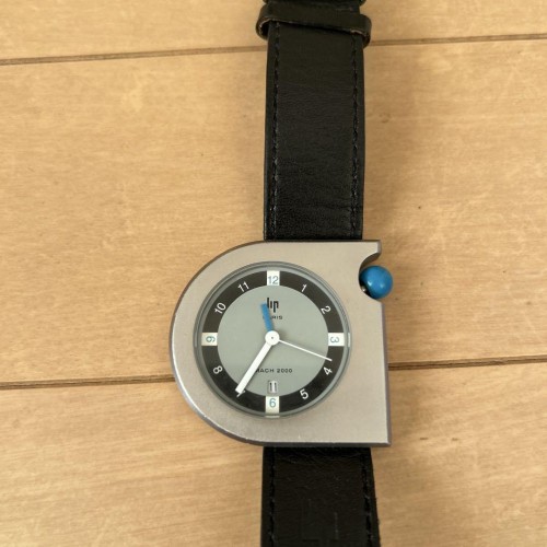 Lip Mach 2000 Black/Blue Dial Watch Iconic Unique French Design by ...