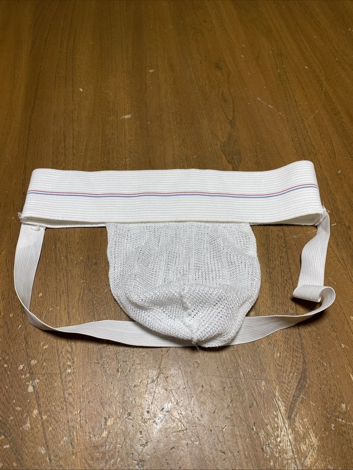 Tru Fit 3" Athletic Supporter Jock Strap Vintage 36-40 LARGE MESH BIG ...