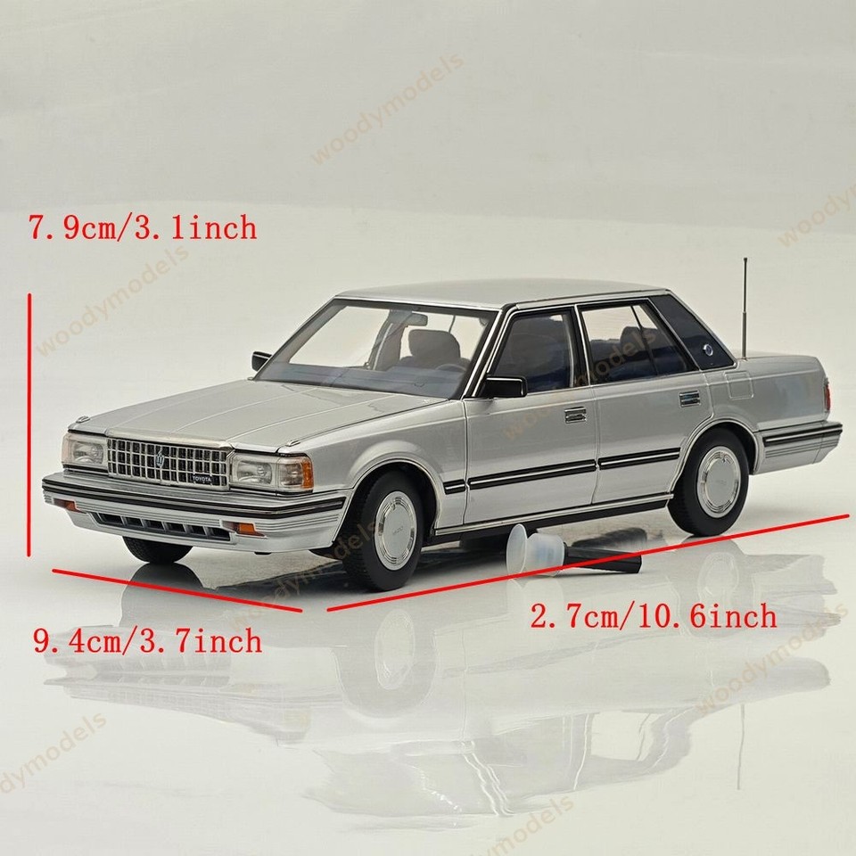 1/18 Toyota Crown Seventh Generation MS122 Silver / Blue Interior ...