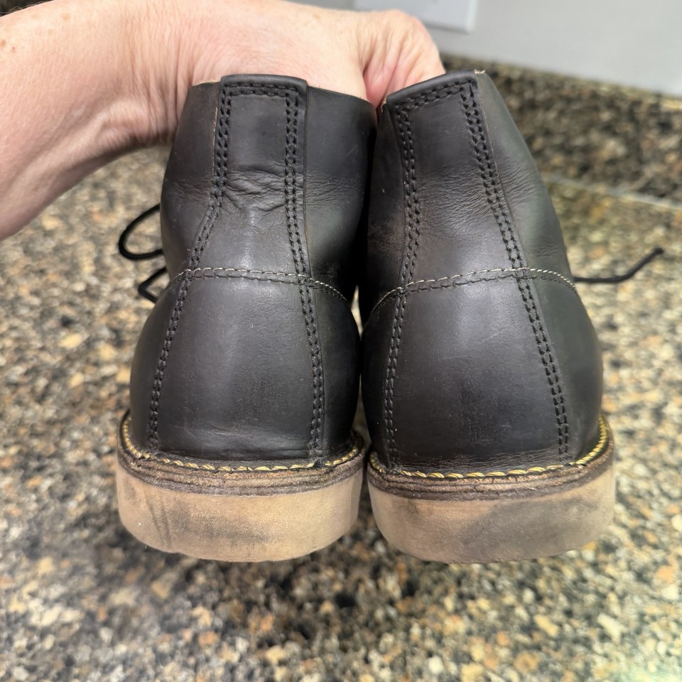 Red Wing Shoes 3320 Weekender Chukka Charcoal Black Leather Boots Men's ...