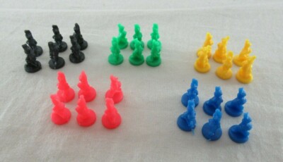 Risk Board Game Replacement Parts Lot Parker Brothers 30 Soldier Token ...