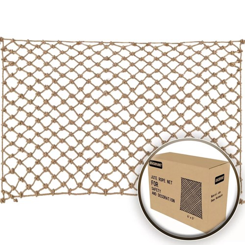 Natural Jute Rope Net-Heavy Duty and Versatile Protection for Outdoor ...