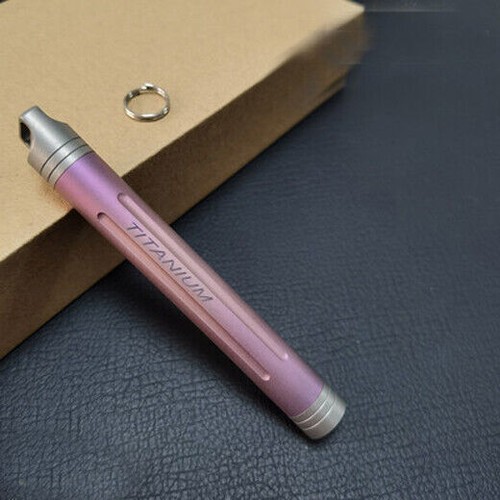 Titanium Portable Outdoor EDC Pill Capsula Case Waterproof Storage ...