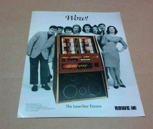 ROWE/AMI ENCORE CD Jukebox flyer- original | eBay