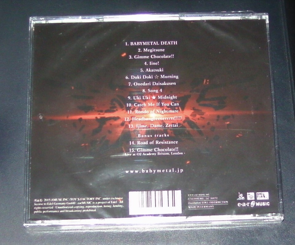 BABYMETAL BABYMETAL CD + 2 BONUS TITEL SCHNELLER VERSAND NEU & OVP | eBay