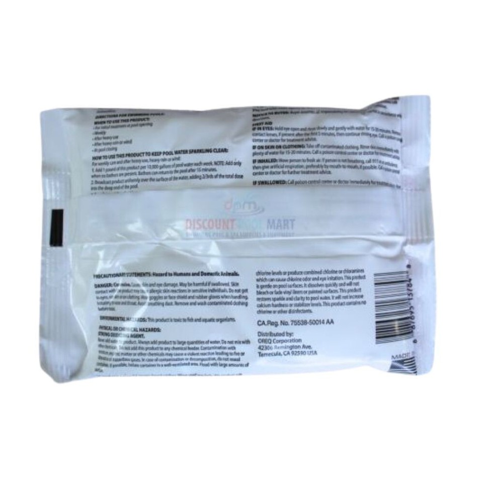 ClearView Chlor Free Shock & Swim in 15 Min. - 1 lb CVCF001 (6 Pack) | eBay