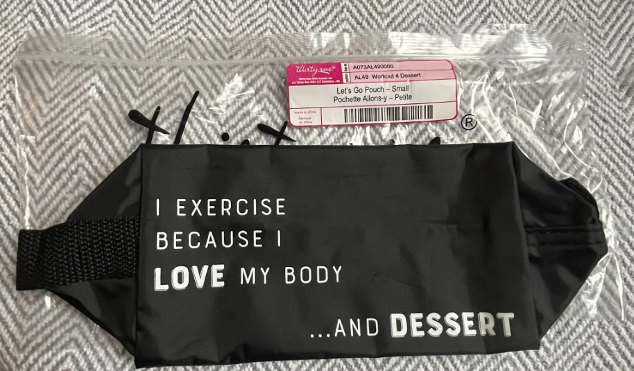 Thirty One Let's Go Pouch Small Workout 4 Dessert | eBay