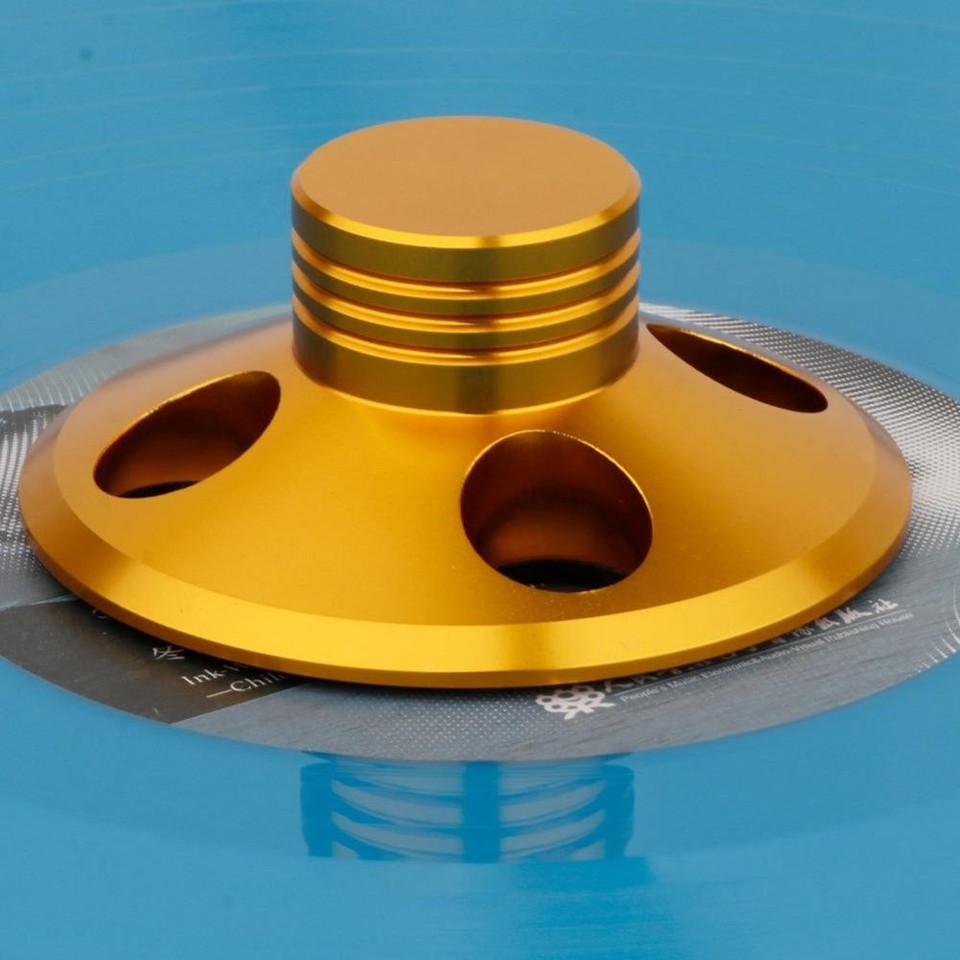 Aluminum Alloy LP Vinyl Turntable Record Weight Clamp Disc Stabilizer ...