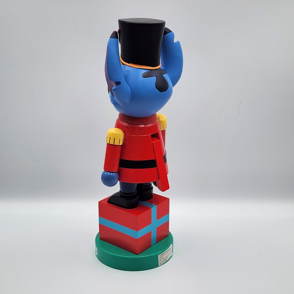 Disney Lilo & Stitch Nutcracker Christmas Holiday Figurine 13" Happy ...
