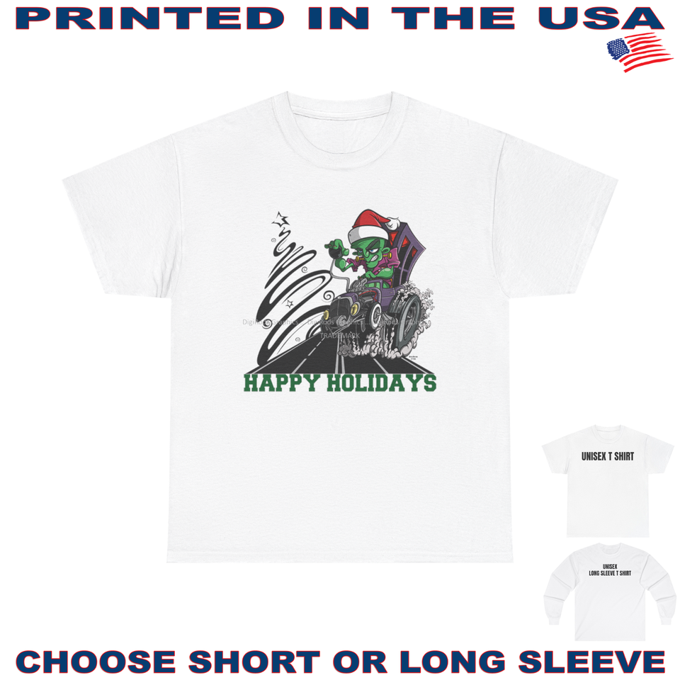 DigiRods Frank Frankenstein Christmas Santa Hot Rod Hearse Cartoon Car ...